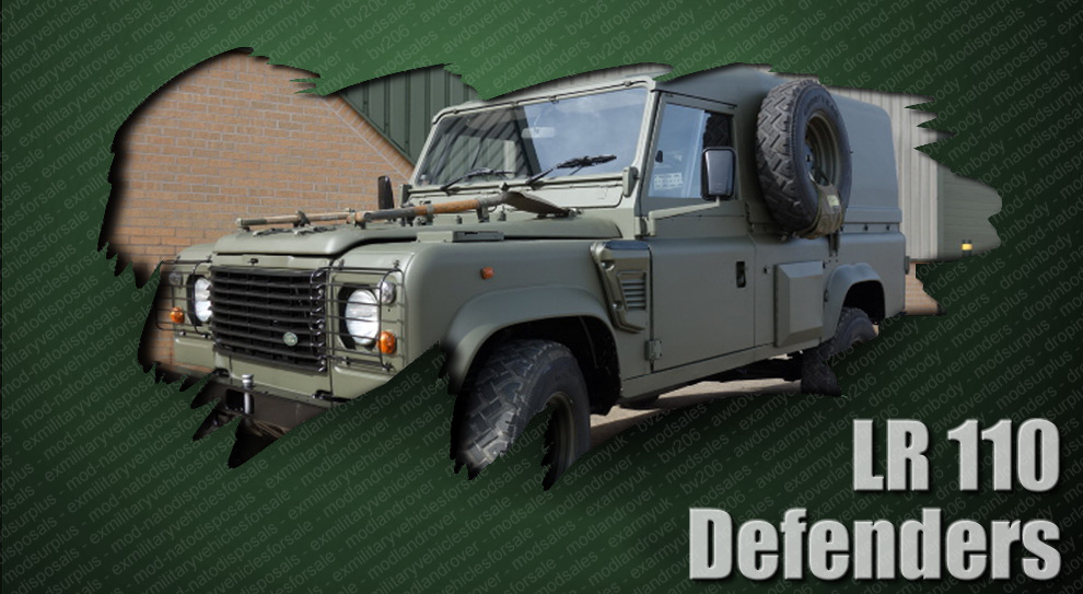 Ex Army Defender 110s - Ex Military vehicles for sale uk - MOD Surplus ...