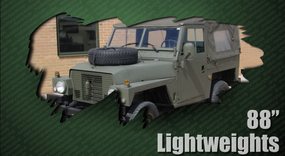Lightweight Land Rovers - Govsales of Ex Military vehicles for sale, Ex ...
