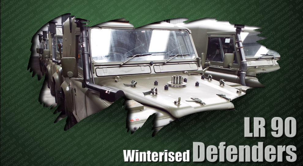 Winterised Land Rover Defender 90 - Ex Military vehicles for sale uk ...