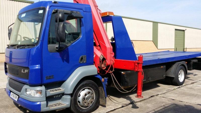 DAF LF55-180 Slide'n'Tilt Recovery Truck with Crane - 40108 - daf, LF55 ...
